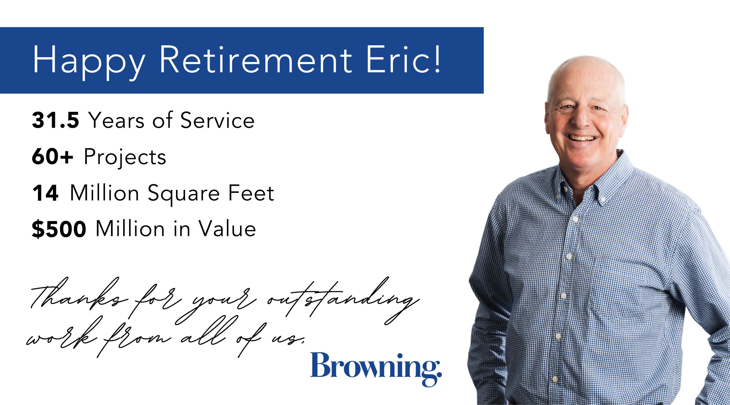 Happy Retirement Eric Crouch - Browning